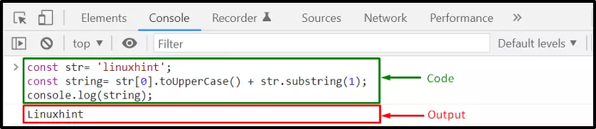 JavaScript 문자열 toUpperCase() 메서드 10029_3