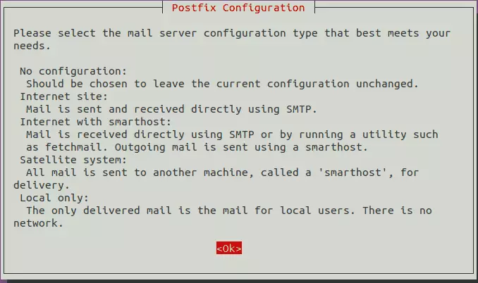 በኡቡንቱ 20.04 ላይ Postfix ን ይጫኑ 10041_3