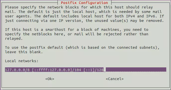 Ubuntu 20.04 پر پوسٹ فکس انسٹال کریں۔ 10041_9