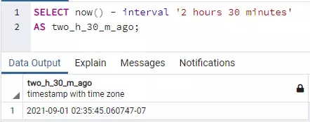Hoe krijg ik de huidige datum en tijd in PostgreSQL? 10044_5