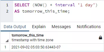 Hoe krijg ik de huidige datum en tijd in PostgreSQL? 10044_6