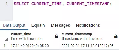 PostgreSQL'de geçerli tarih ve saat nasıl alınır? 10044_9