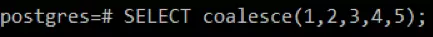 Kedu ihe bụ Coalesce na PostgreSQL? 10047_1