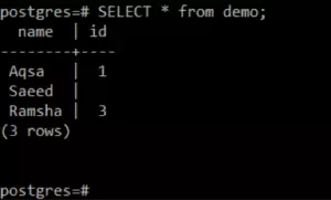 PostgreSQL дэх Coalesce гэж юу вэ? 10047_12