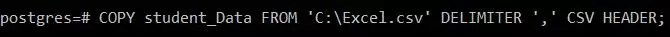 Excel を PostgreSQL にアップロードできますか? 10053_8