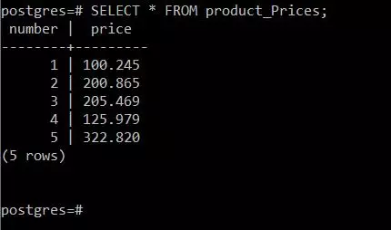 በ PostgreSQL ውስጥ እንዴት መዞር እችላለሁ? 10055_17