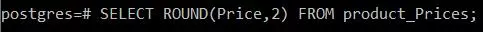 Paano ako mag-round sa PostgreSQL? 10055_18