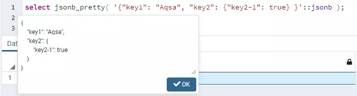 PostgreSQL JSON Imisebenzi 10058_10