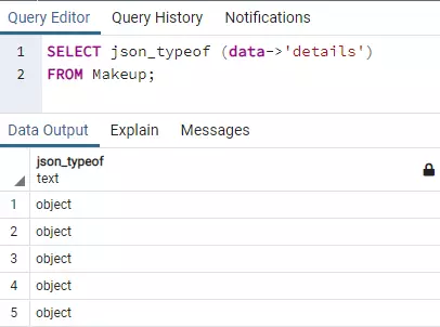 PostgreSQL JSON İşlevleri 10058_6