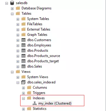 SQL Server Dizine Alınmış Görünümler 10076_3