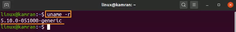 Kako preveriti različico jedra Linuxa? 1009_1
