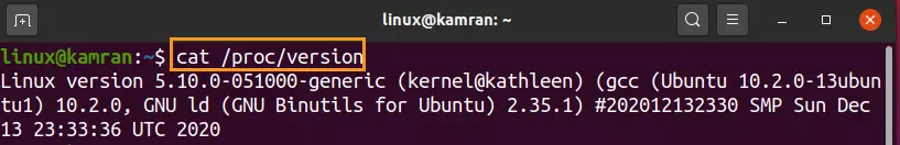 Kako preveriti različico jedra Linuxa? 1009_5