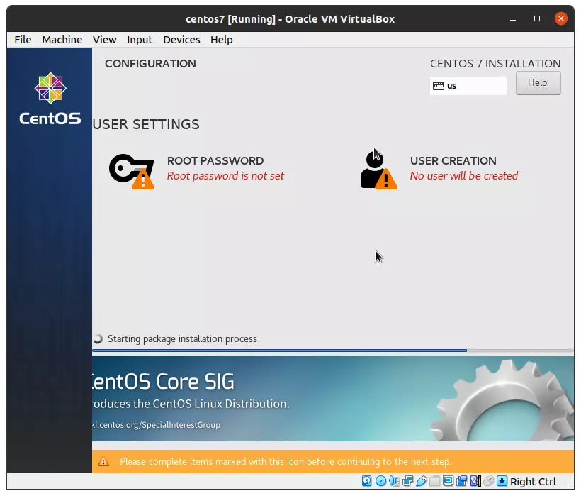 Virtual Box တွင် CentOS 7 ကို ထည့်သွင်းနည်း 100_16