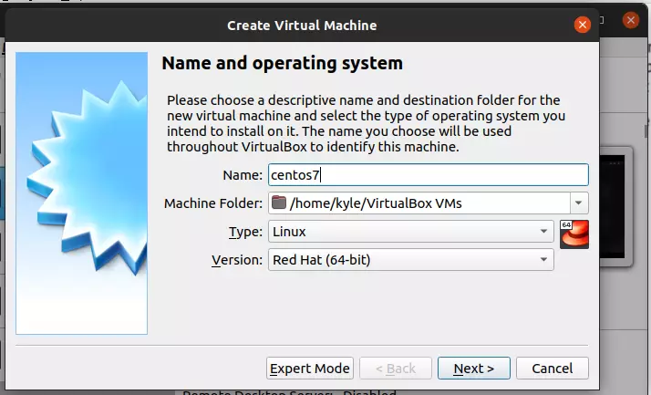 Як усталяваць CentOS 7 на Virtual Box 100_2