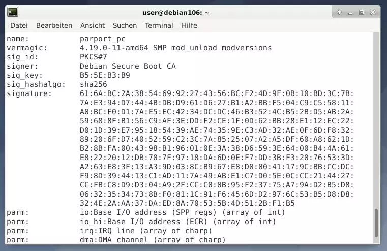 Verwalte Linux Kernel Moduler