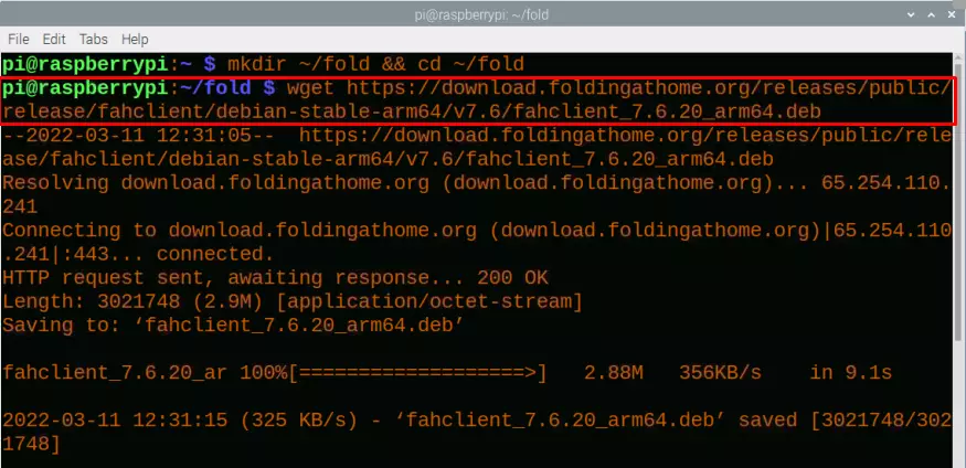 Folding@home:n asentaminen Raspberry Pi:lle 10113_4