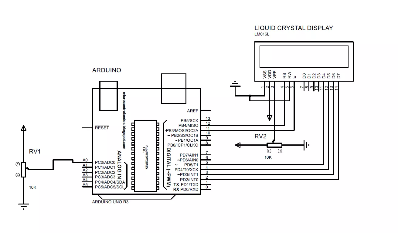 Πώς να εμφανίσετε την έξοδο ποτενσιόμετρου σε LCD Arduino 10120_2