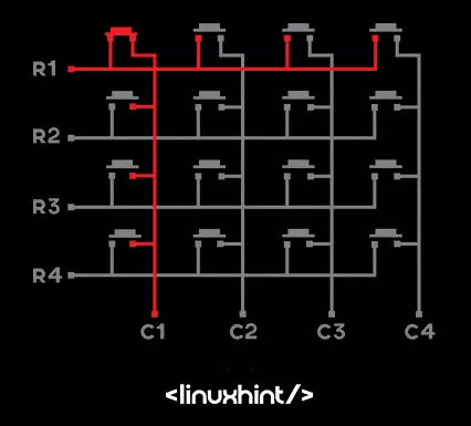 Mokhoa oa ho hokahanya keypad le LCD ka Arduino 10122_1