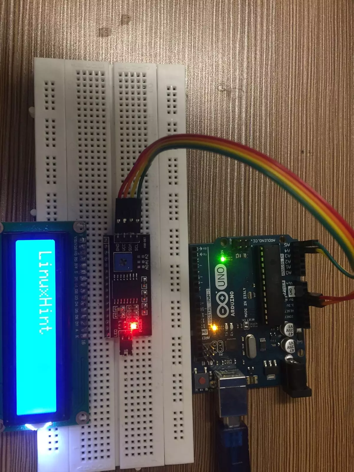 I2C ମଡ୍ୟୁଲ୍ ବ୍ୟବହାର କରି Arduino ସହିତ LCD କୁ କିପରି ଇଣ୍ଟରଫେସ୍ କରିବେ | 10124_5