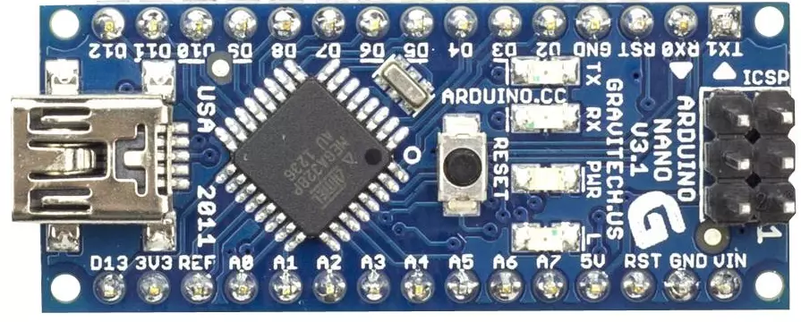 Hur man kopplar ihop LCD-skärmen med Arduino Nano 10125_1