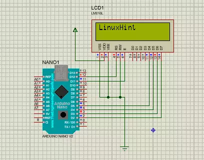 Hur man kopplar ihop LCD-skärmen med Arduino Nano 10125_4