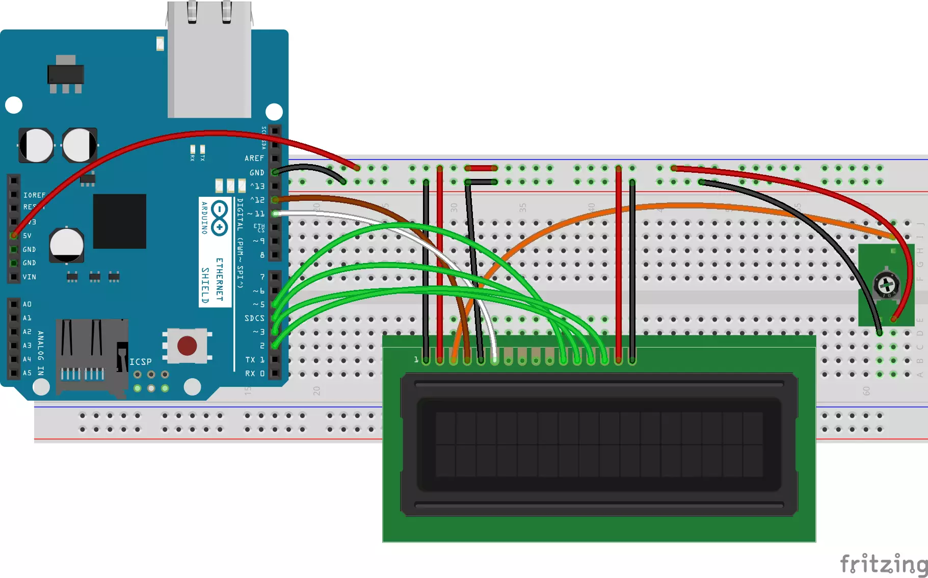 Ինչպես կառավարել LCD-ի պայծառությունը Arduino-ով 10128_3