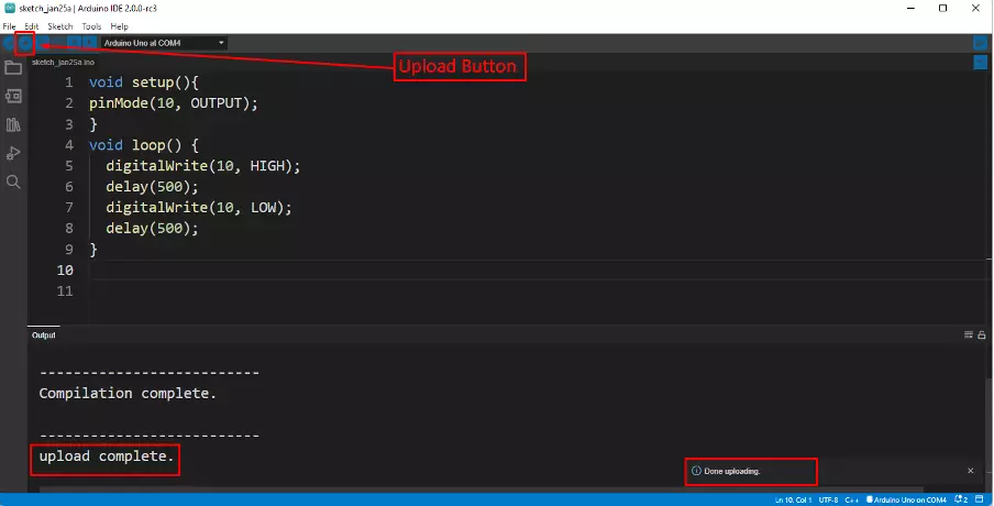 Arduino bilan ishlashni boshlash 10132_9