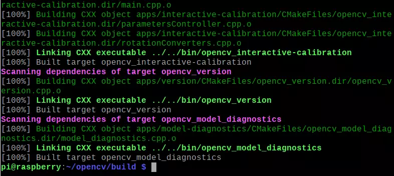 วิธีการติดตั้ง OpenCV บนระบบปฏิบัติการ Raspberry Pi 10145_11