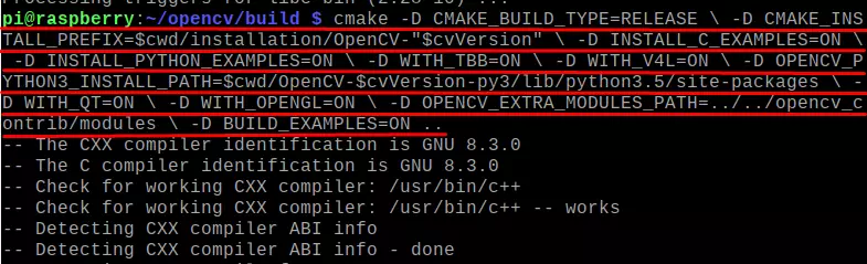 วิธีการติดตั้ง OpenCV บนระบบปฏิบัติการ Raspberry Pi 10145_9