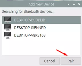 Más eszközök beállítása és csatlakoztatása Bluetooth használatával a Raspberry Pi-n 10147_15