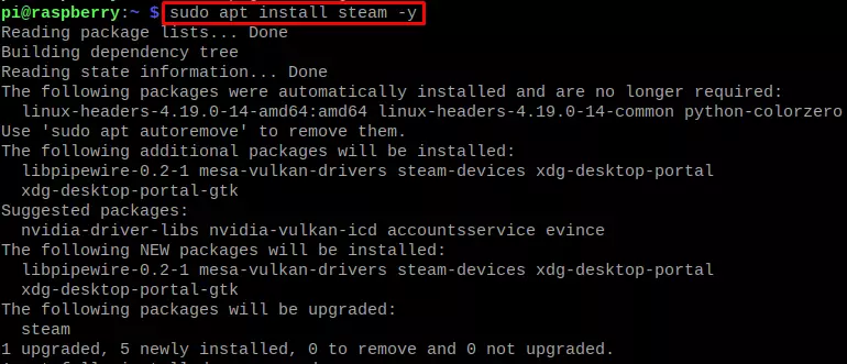 Raspberry Pi дээр steam хэрхэн суулгах талаар 10152_2