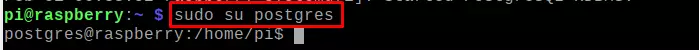 Sut i osod PostgreSQL ar Raspberry Pi 10153_4