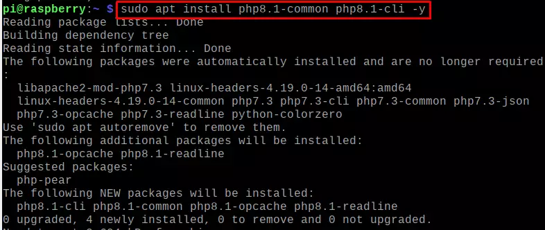 Hvordan installere nyeste PHP på Raspberry Pi 10154_7