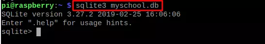 Kumaha carana masang sareng nyetél SQLite dina Raspberry Pi 10155_10