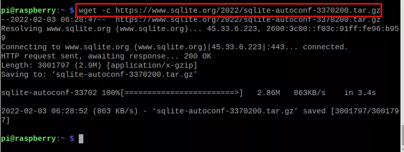 Raspberry Pi 'ਤੇ SQLite ਨੂੰ ਕਿਵੇਂ ਸਥਾਪਿਤ ਅਤੇ ਸੈਟ ਅਪ ਕਰਨਾ ਹੈ 10155_4
