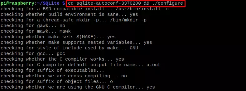 Yuav ua li cas rau nruab thiab teeb tsa SQLite ntawm Raspberry Pi 10155_7