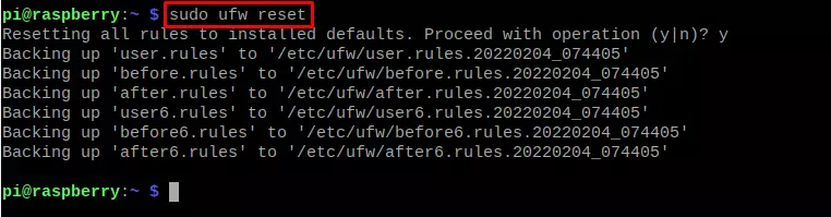 Nigute washyiraho firewall ya UFW kuri Raspberry Pi 10158_18