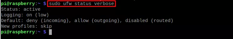 Nigute washyiraho firewall ya UFW kuri Raspberry Pi 10158_5