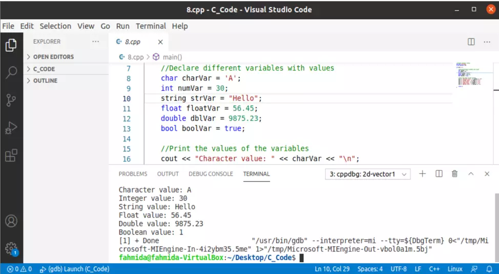 C++ dasturlash misollari 10189_5