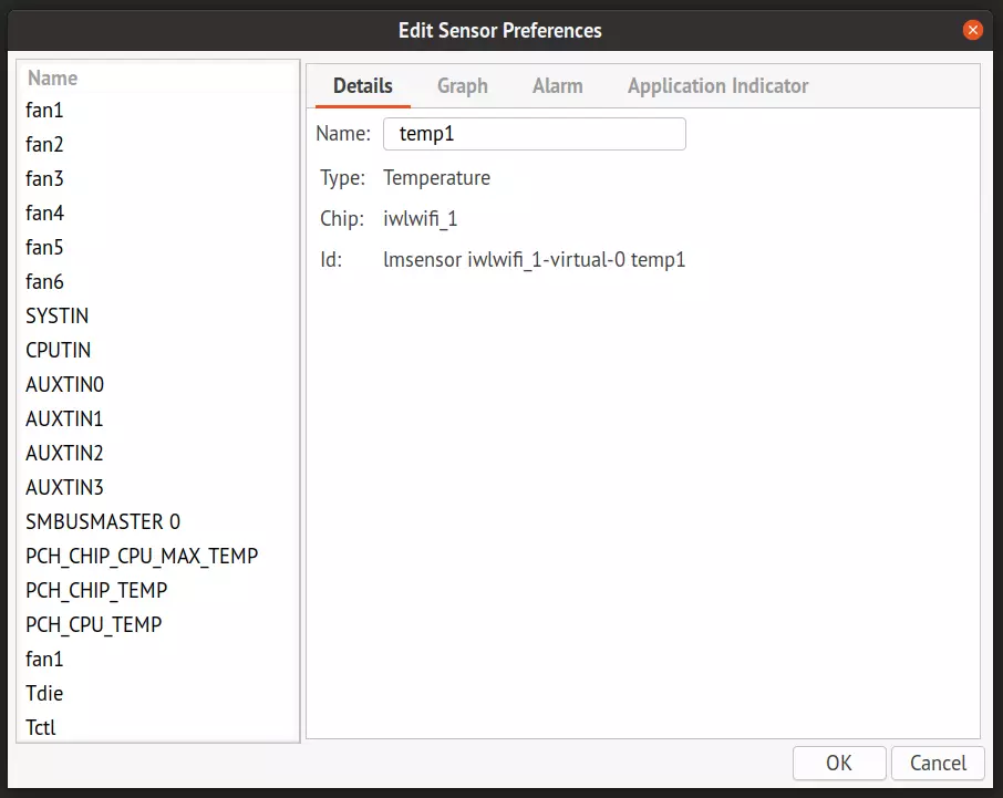 Hoe Psensor Sensor Monitor in Linux te installeren en configureren 10192_5