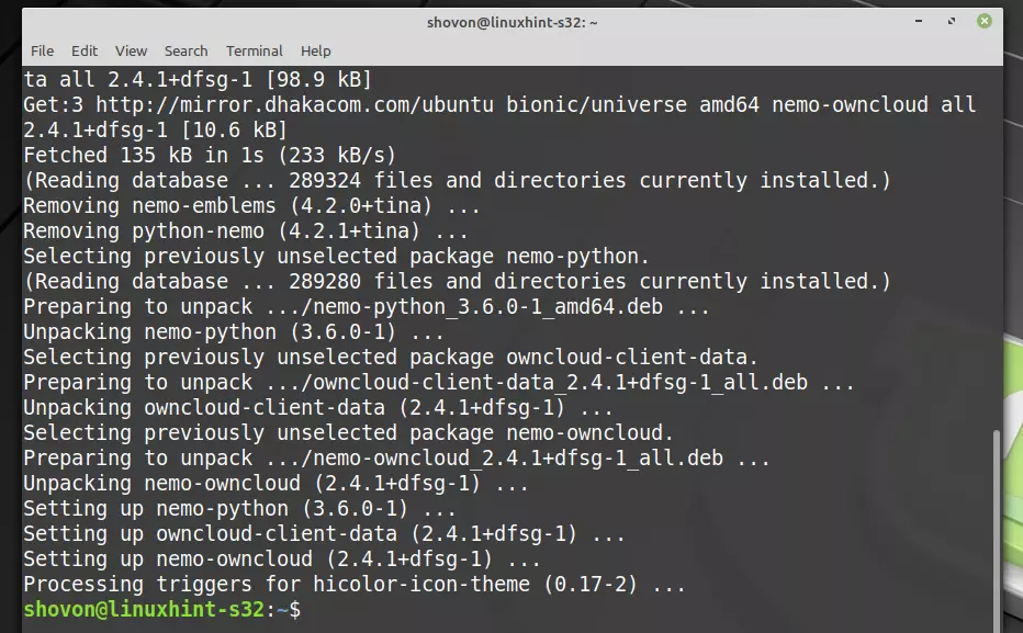 Linux Pule Fa'atonu ma OwnCloud Integration 10199_24