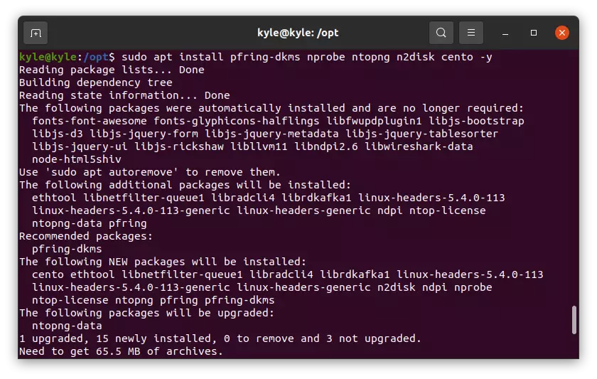 Ngawasi Lalu Lintas Jaringan Nggunakake Ntop Linux Command 101_3