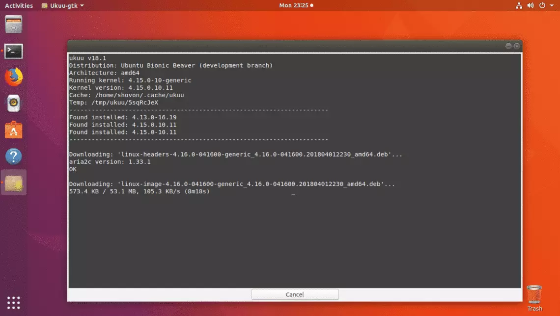 Phucula i-Kernel ku-Ubuntu 18.04 1021_14