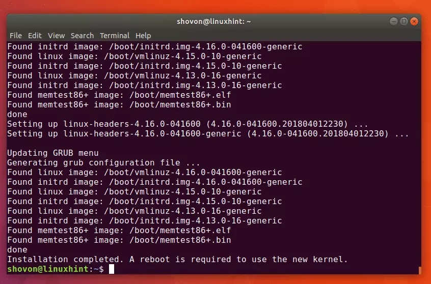 Përditësoni kernel në Ubuntu 18.04 1021_24