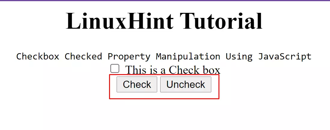 JavaScript Input Checkbox nanamarika Property | Hazavaina miaraka amin'ny ohatra 10225_5