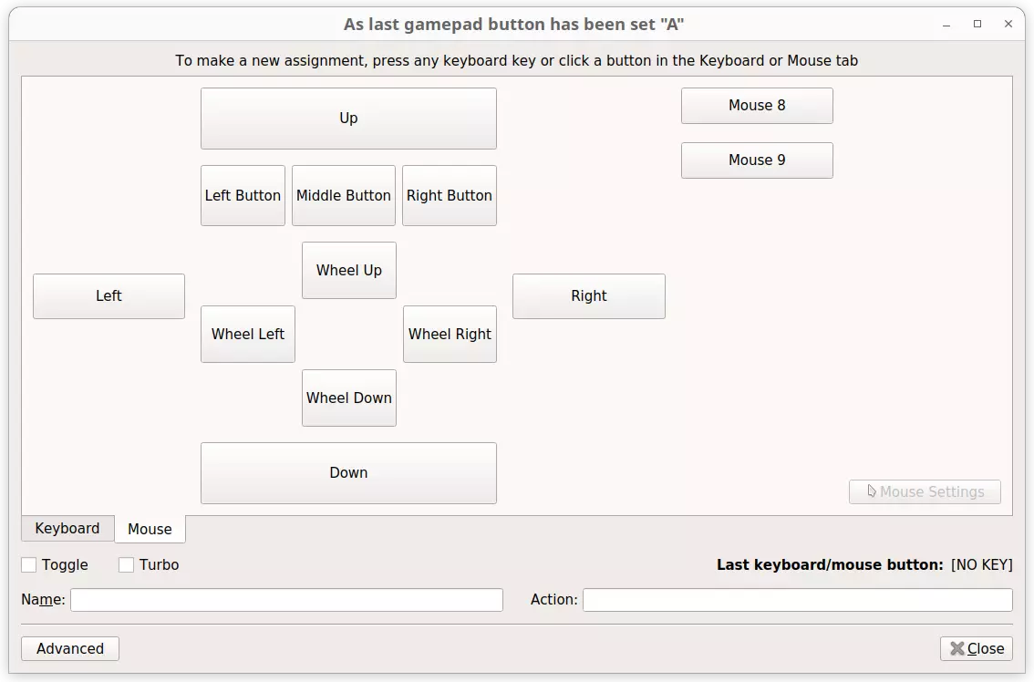 Як усталяваць і выкарыстоўваць AntiMicroX Gamepad Mapper у Linux 1024_10