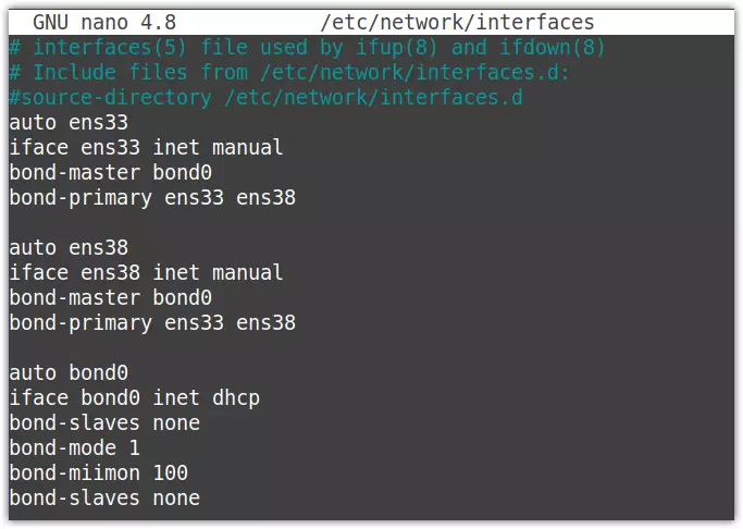 Ki jan yo Enstale, modifye, ak efase Linux Network Bridges and Bonds 10265_4