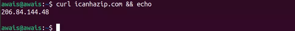 Como obter IP pública desde o terminal en Ubuntu 22.04 10272_10