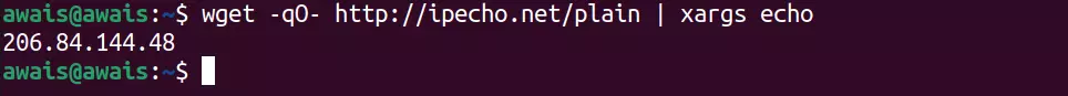 Como obter IP pública desde o terminal en Ubuntu 22.04 10272_3