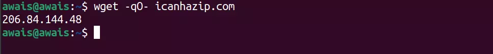 Como obter IP pública desde o terminal en Ubuntu 22.04 10272_4